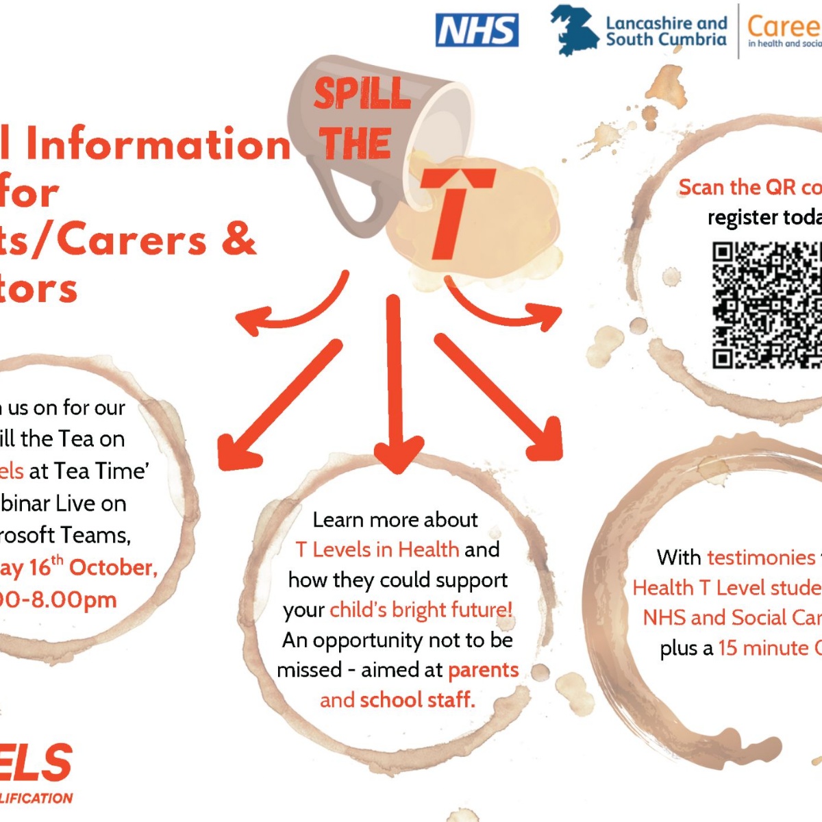 Ulverston Victoria High School - Spill the Tea - T level info event